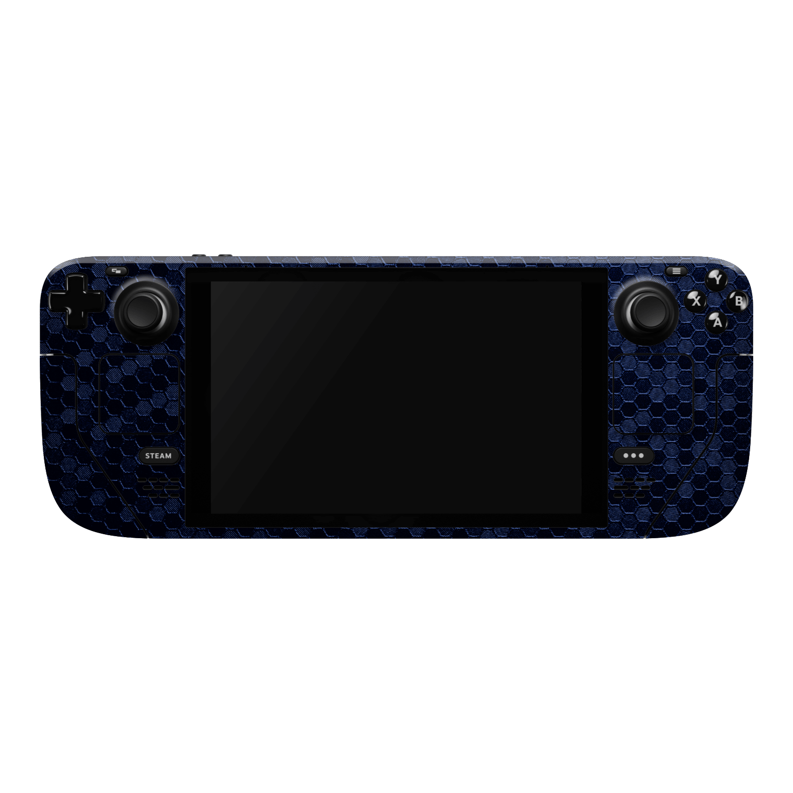 Steam Deck OLED Navy Blue HONEYCOMB Skin, Wrap