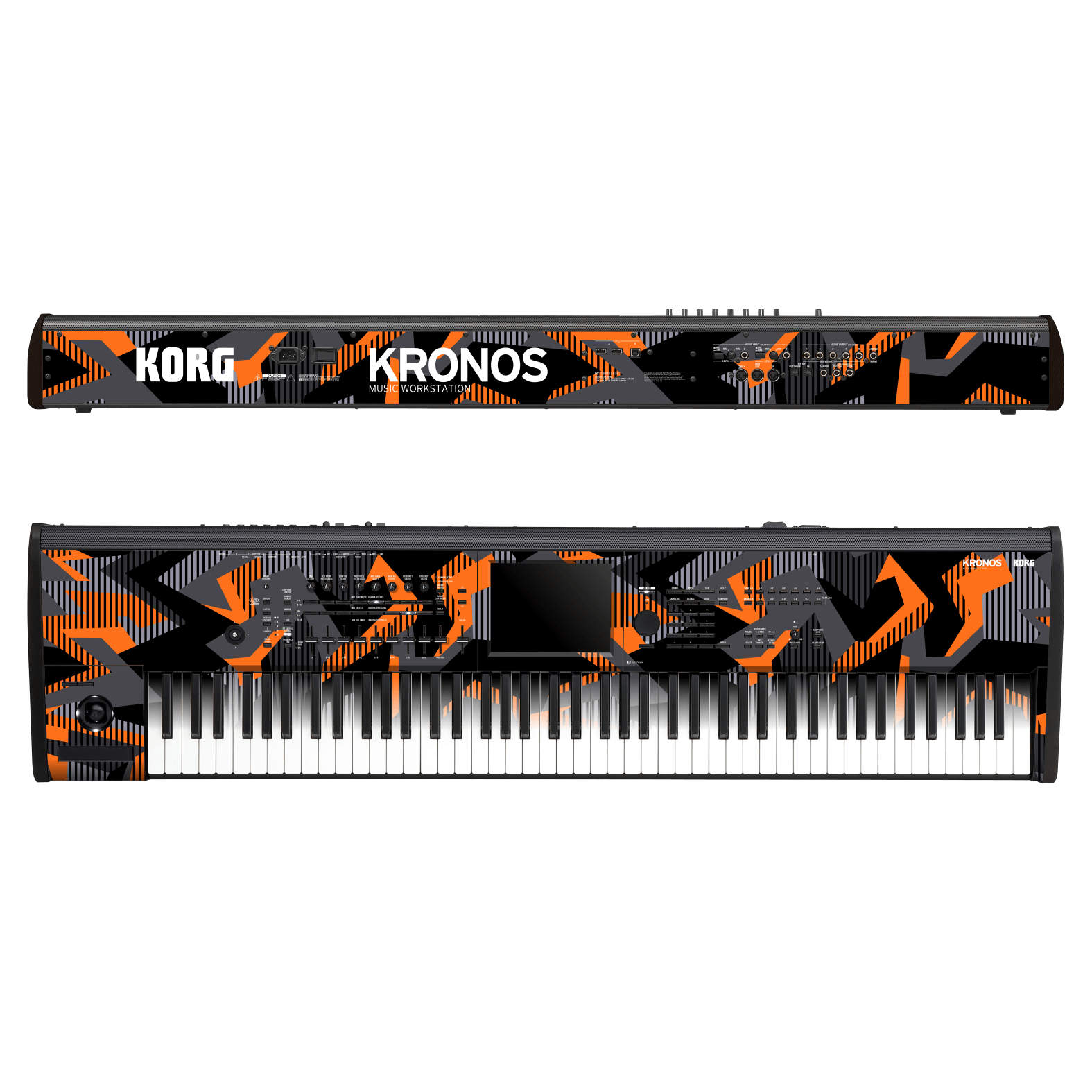 KORG Kronos 2 Music Workstation (88 keys) SIGNATURE Sharp-Edged Orange ...