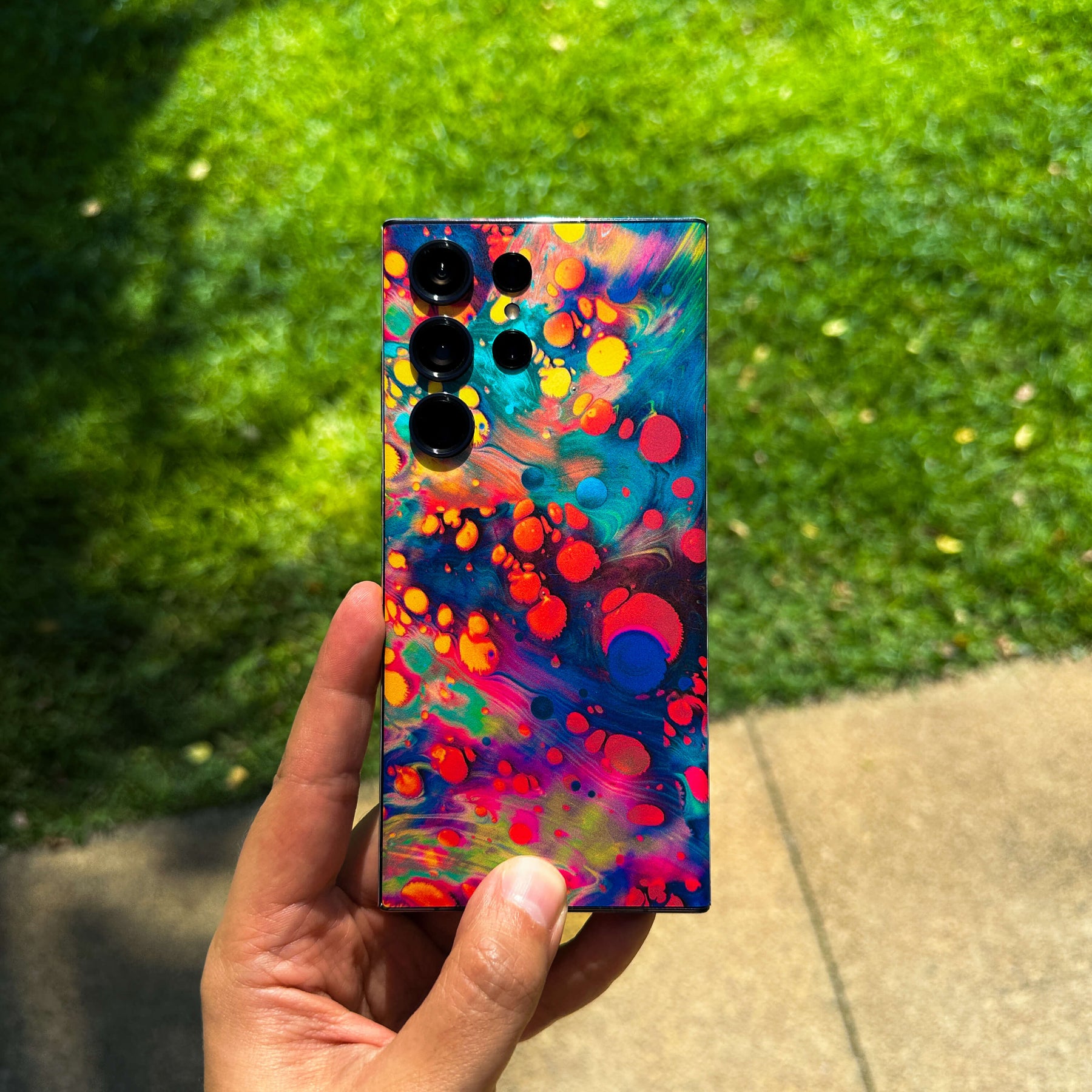 Samsung Galaxy Z Fold 4 Abstract Art Impression Skin, Wrap