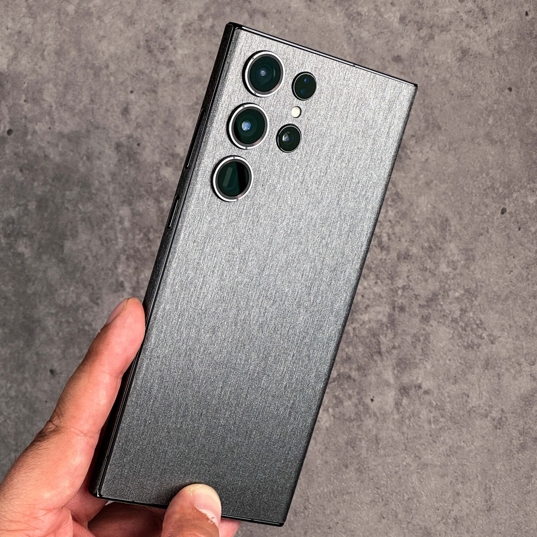 Samsung Galaxy S25 ULTRA BRUSHED TITANIUM Skin, Wrap