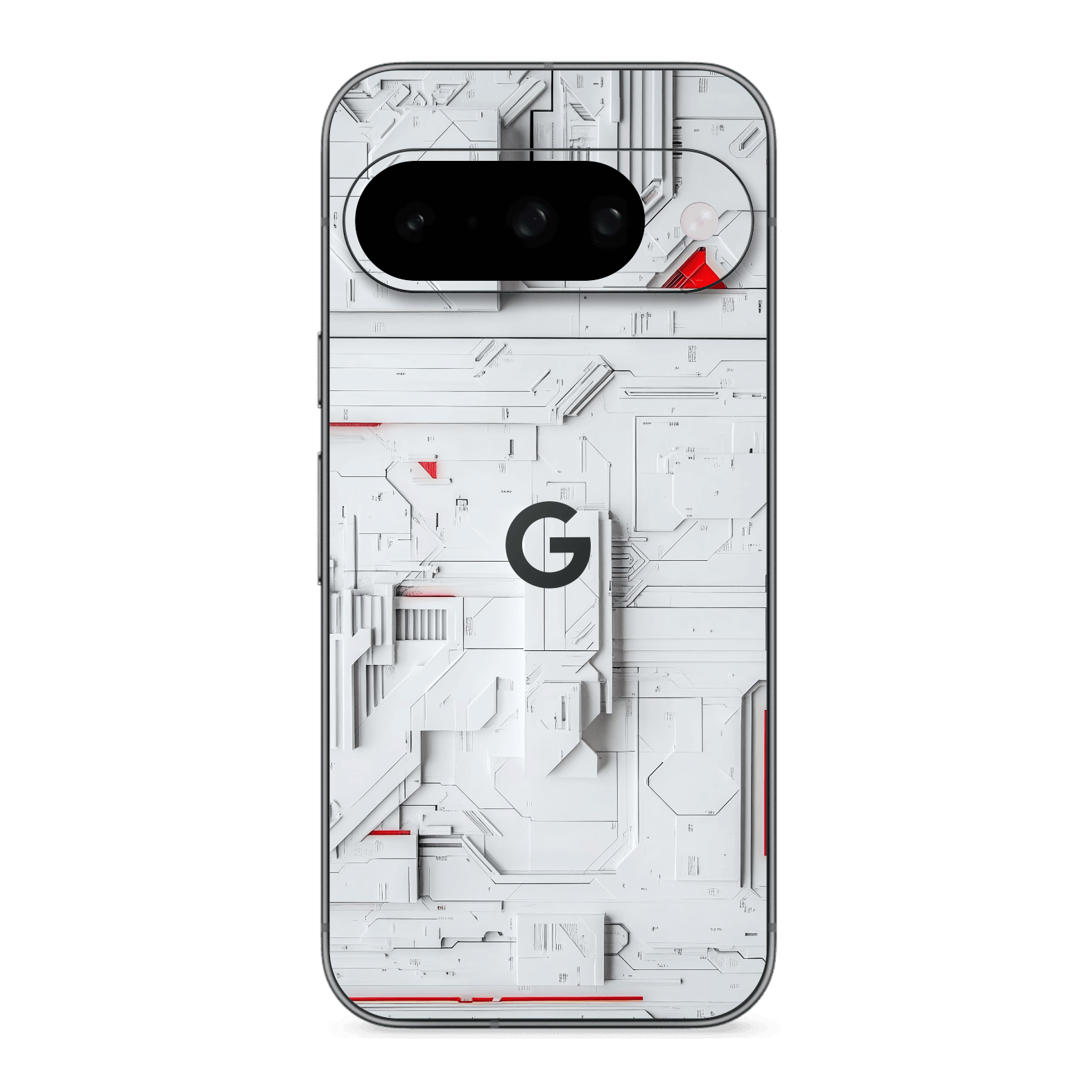 Google Pixel 10 Qorbitron Skin, Wrap