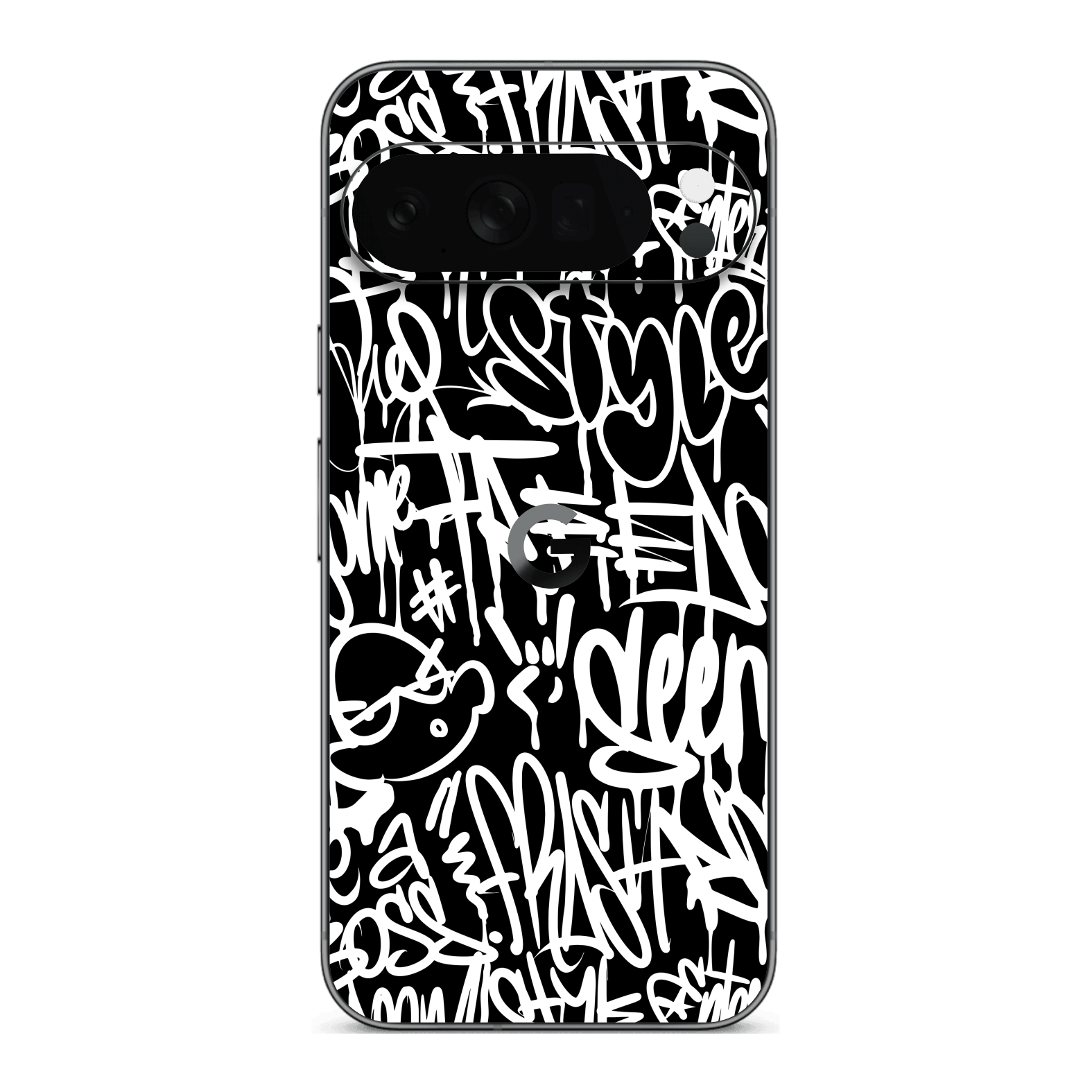Google Pixel 10 Pro XL Monochrome Graffiti Skin, Wrap – Qskinz™