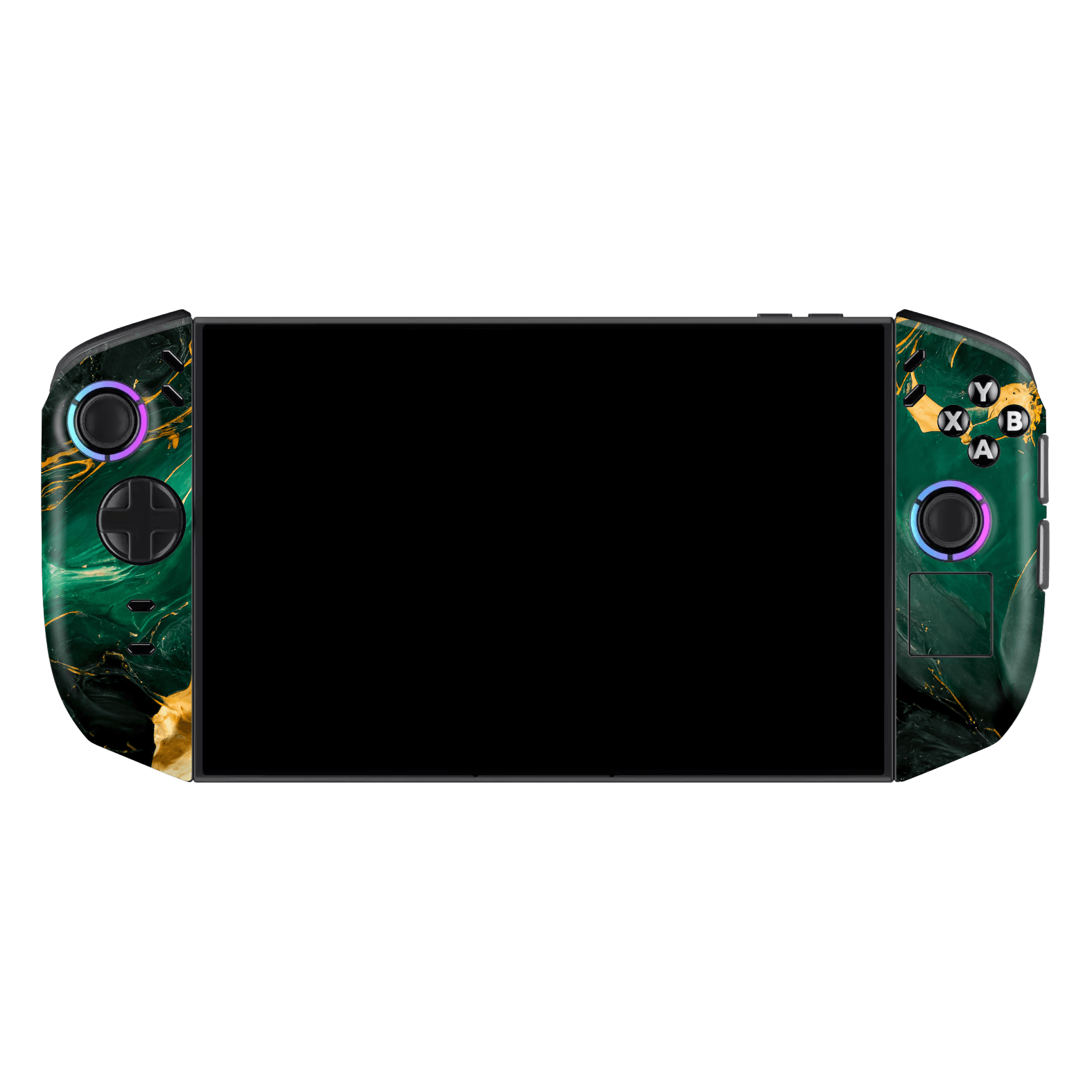 Lenovo Legion GO 2 SIGNATURE AGATE GEODE Royal Green-Gold Skin – Qskinz™