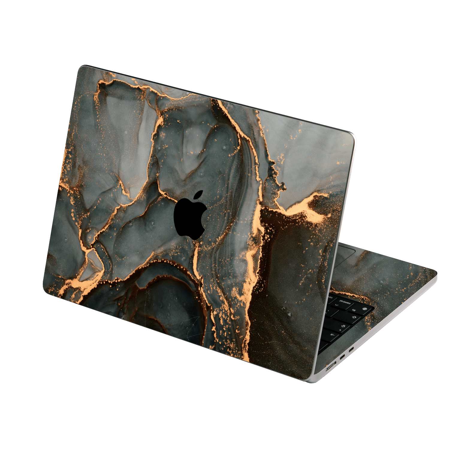 MacBook AIR 13" (2026, M5) SIGNATURE AGATE GEODE Deep Forest Skin – Qskinz™