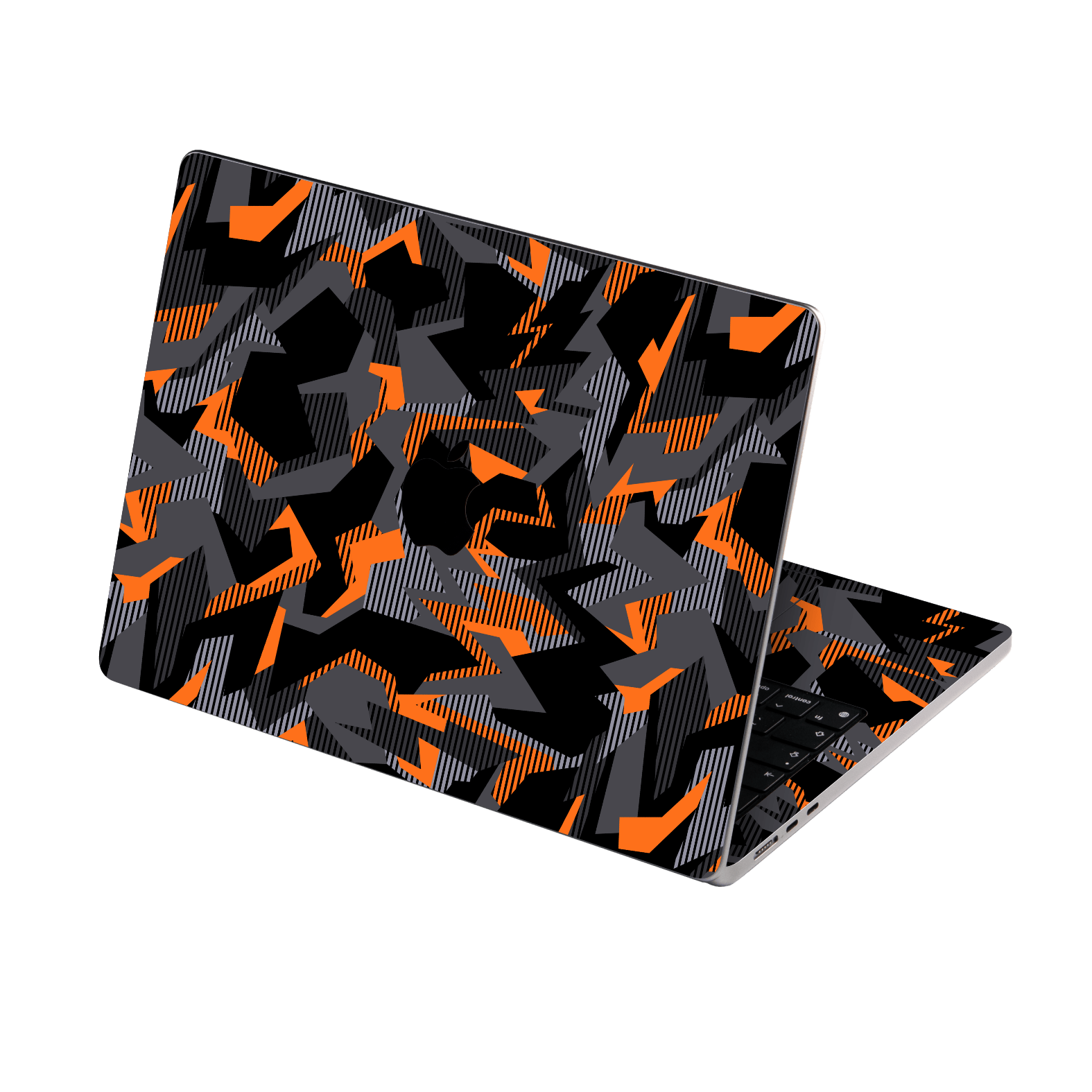 MacBook AIR 13" (2026, M5) SIGNATURE Sharp-Edged Orange CAMO Skin – Qskinz™