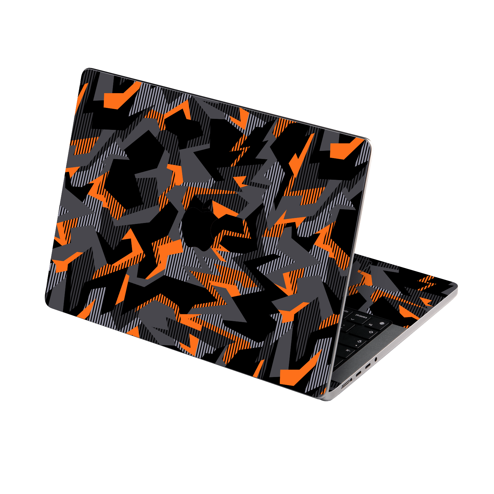 MacBook Pro 14" (2025-2026, M5) SIGNATURE Sharp-Edged Orange CAMO Skin ...