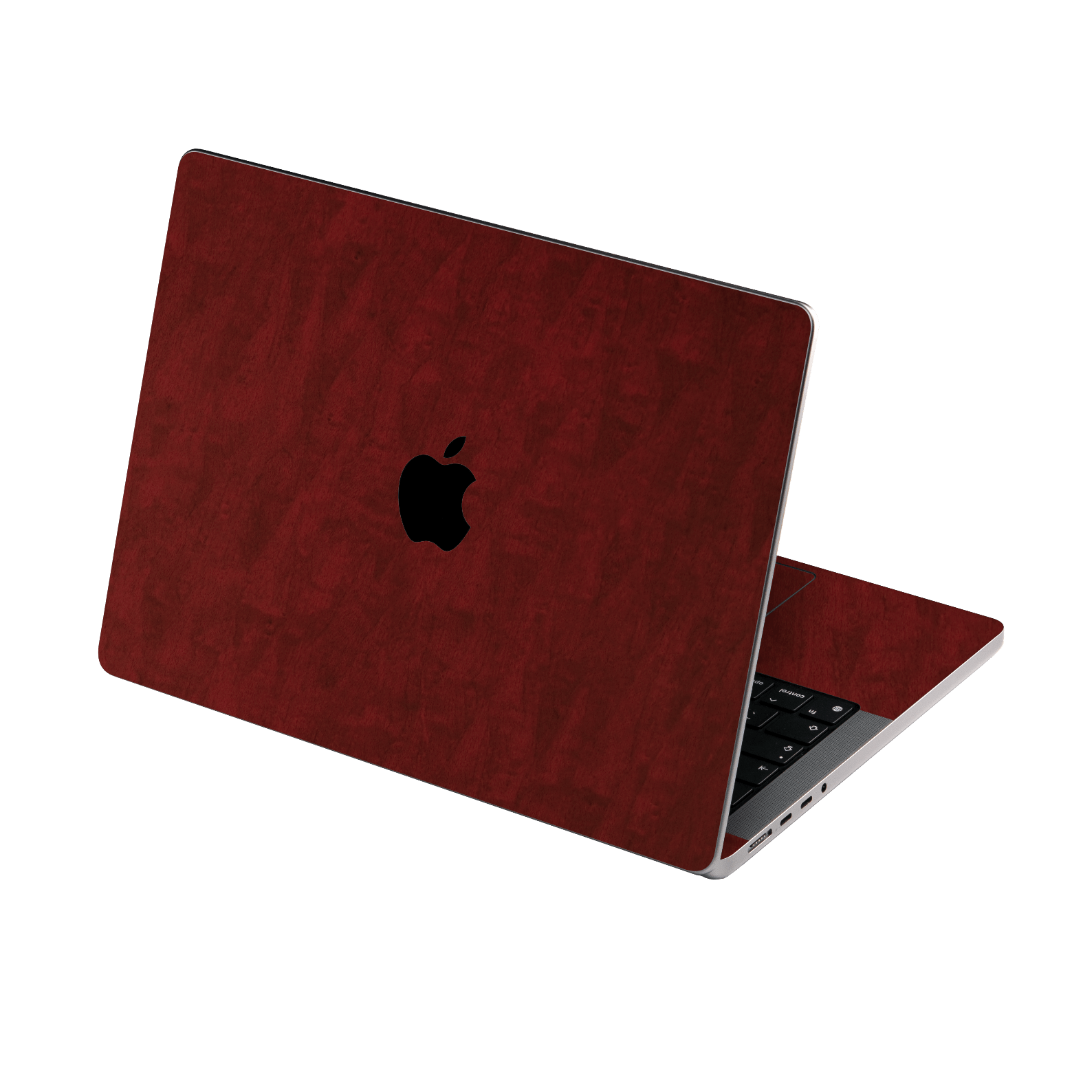 MacBook Pro 14" (2025-2026, M5) LUXURIA Scarlet Satin Wood Skin – Qskinz™
