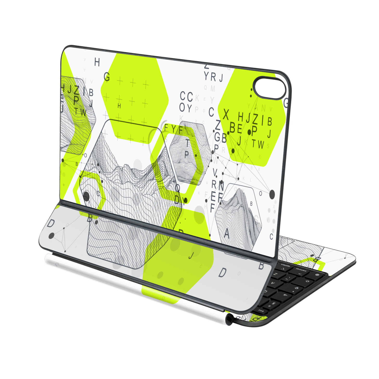 Magic Keyboard for iPad Air 11" (M2/M3/M4) SIGNATURE Neural Realm Skin ...