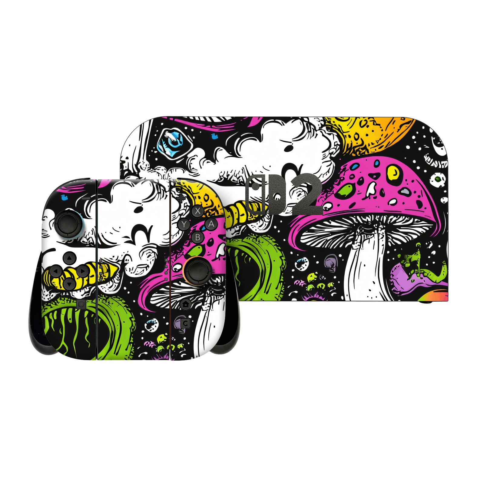 Nintendo Switch 2 Cartoon Bloom Skin, Wrap – Qskinz™