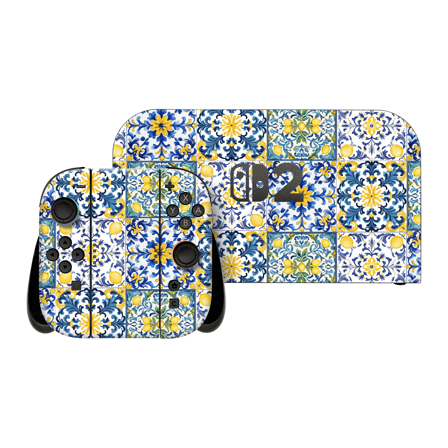 Nintendo Switch 2 Tile d’Amalfi Skin, Wrap – Qskinz™