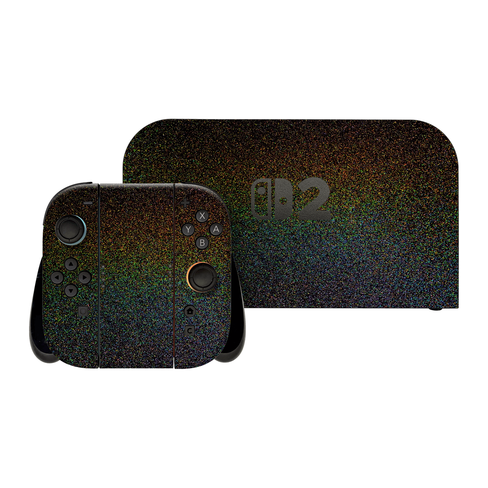 Nintendo Switch 2 GALACTIC RAINBOW Skin, Wrap
