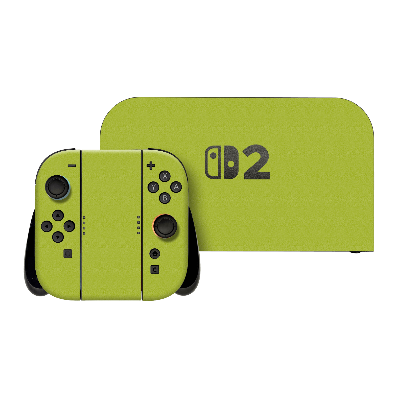 Nintendo Switch 2 Lime Green Skin, Wrap – Qskinz™
