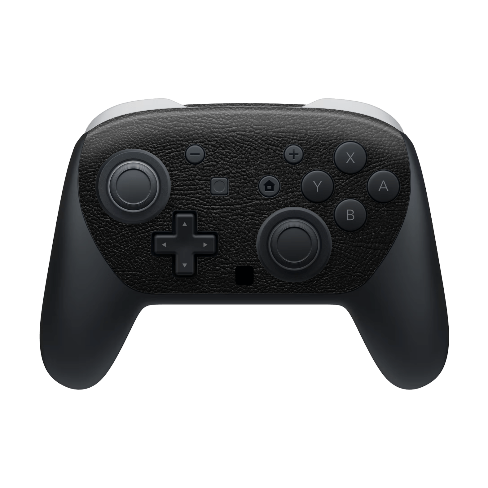 Nintendo Switch 2 PRO CONTROLLER RIDERS BLACK LEATHER Skin