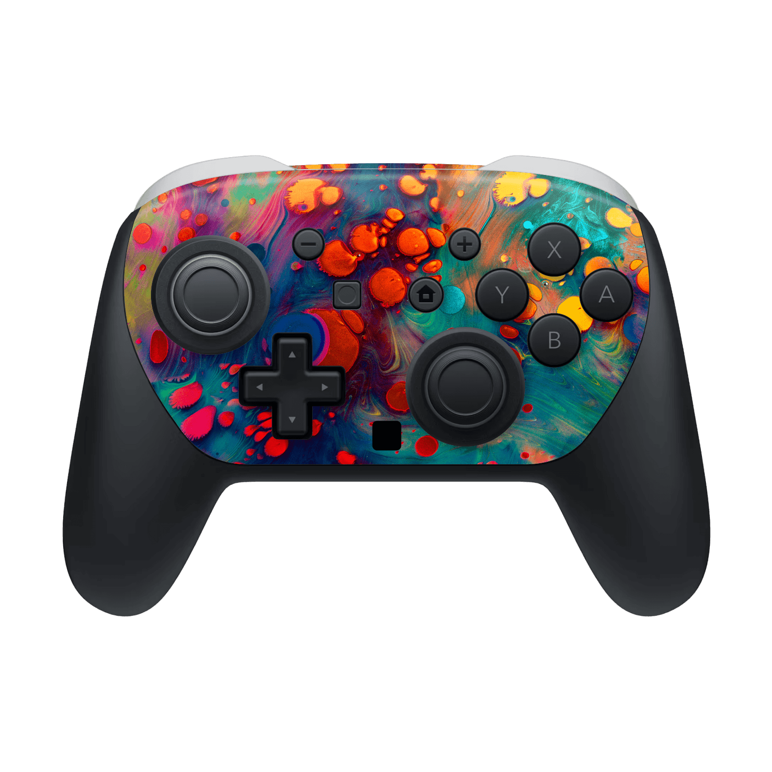 Nintendo Switch 2 PRO CONTROLLER SIGNATURE Abstract Art Impression Ski