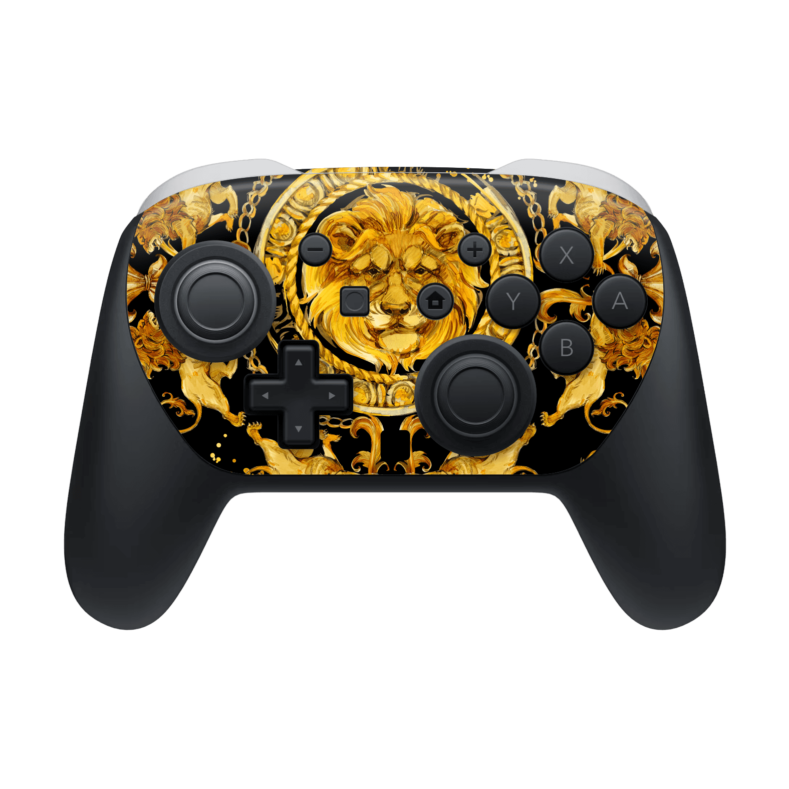Nintendo Switch 2 PRO CONTROLLER SIGNATURE Baroque Gold Ornaments Skin