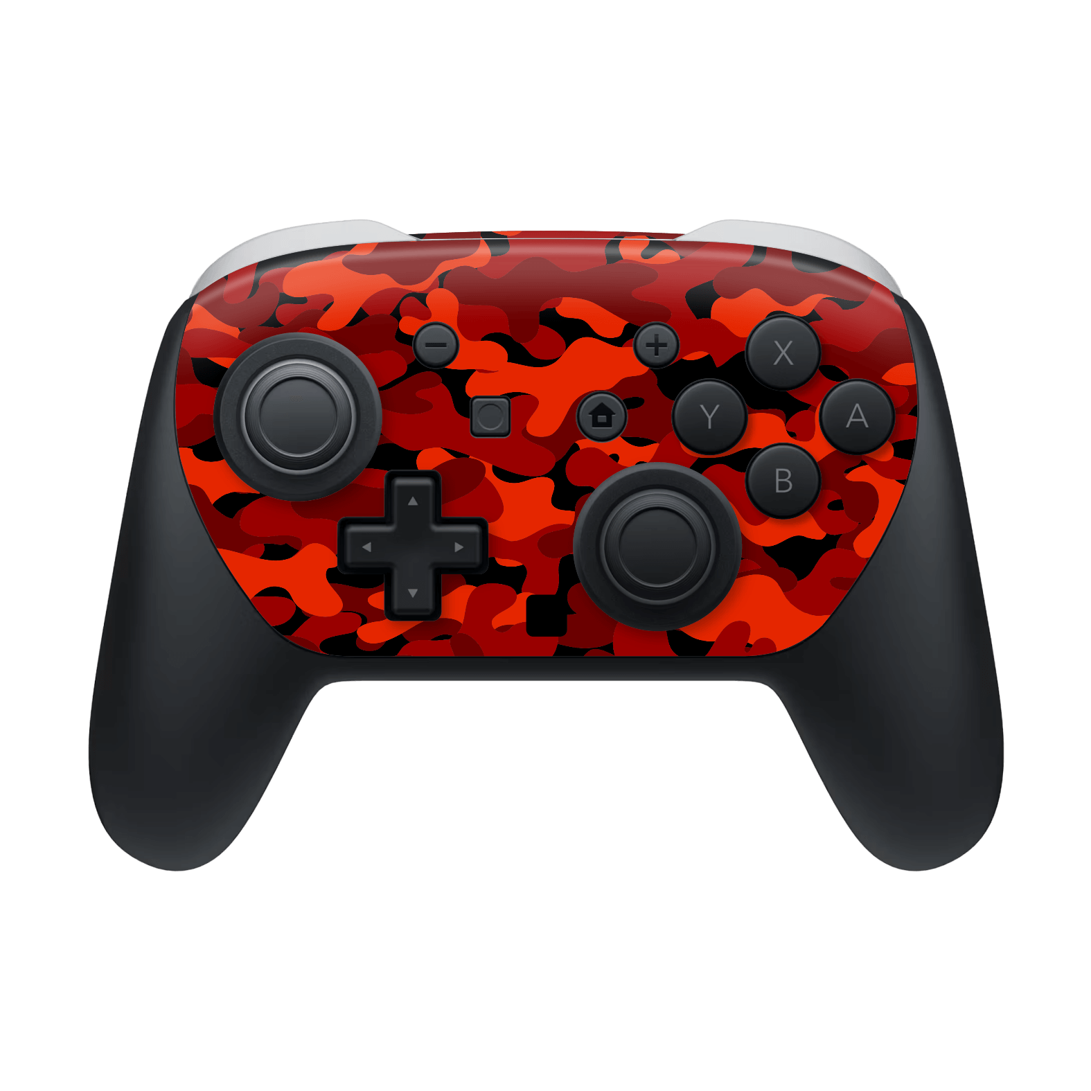 Nintendo Switch 2 PRO CONTROLLER SIGNATURE Fire CAMO Skin