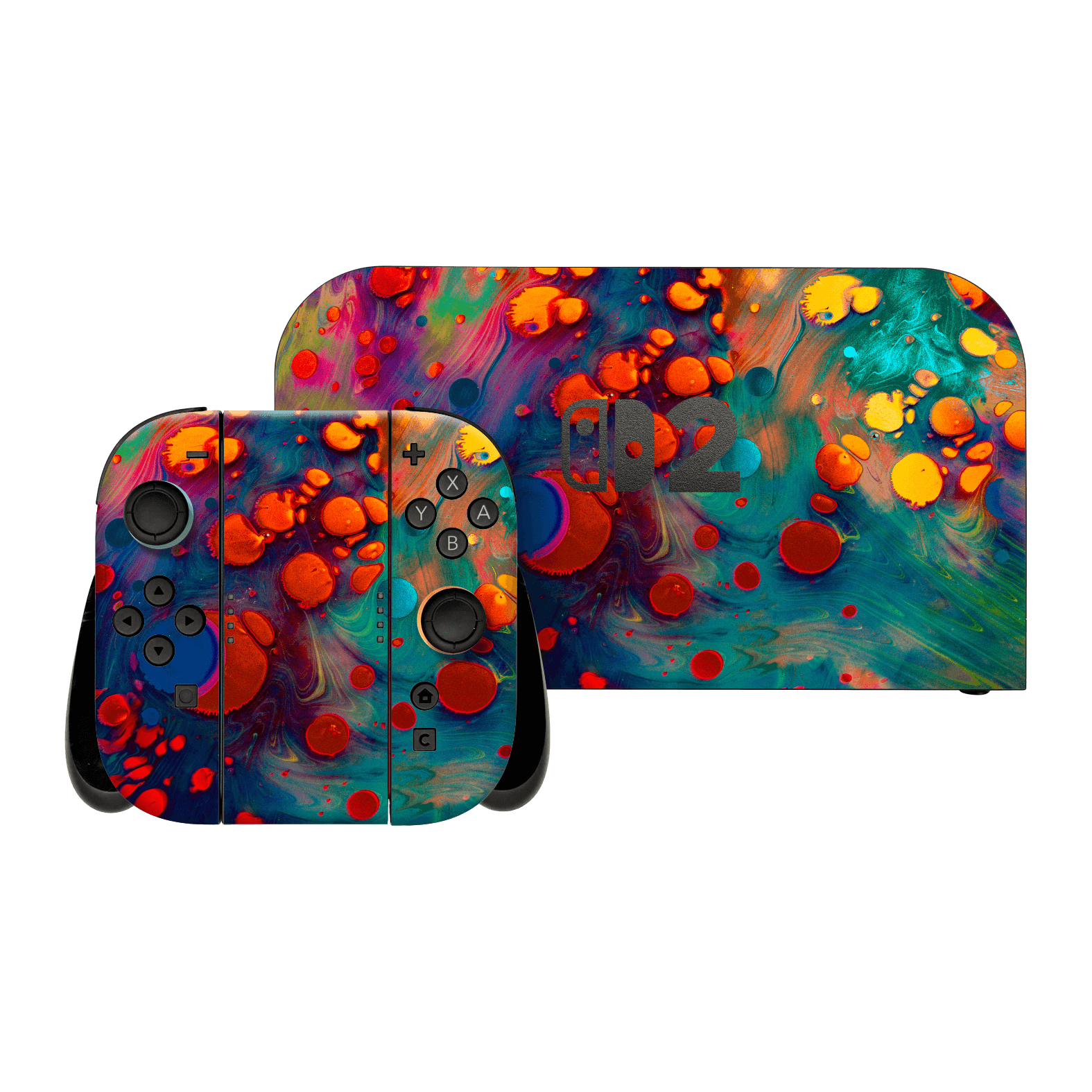 Nintendo Switch 2 Abstract Art Impression Skin, Wrap – Qskinz™