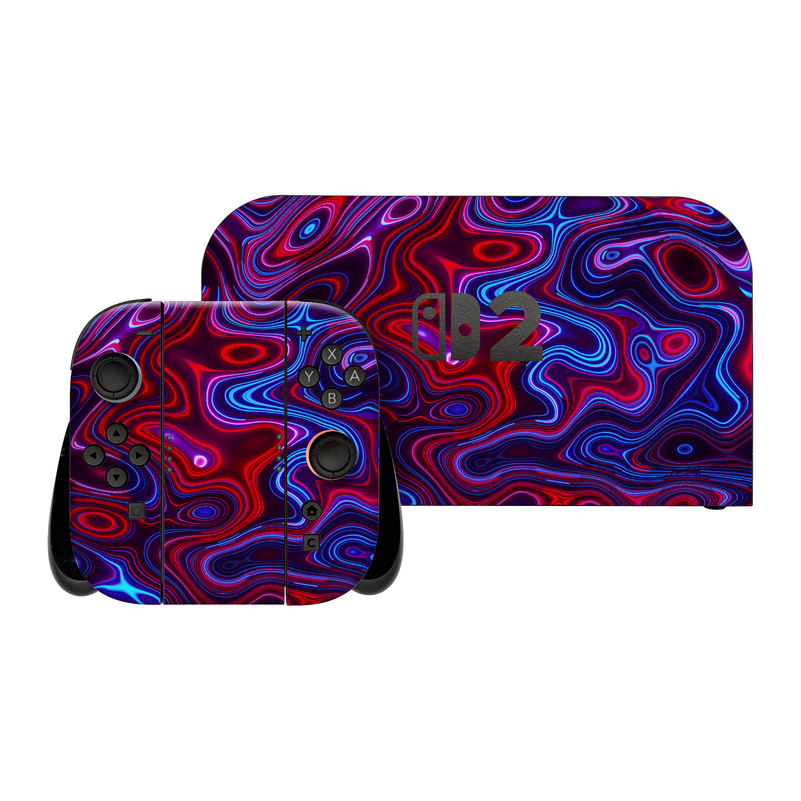 Nintendo Switch 2 Flux Fusion Skin, Wrap