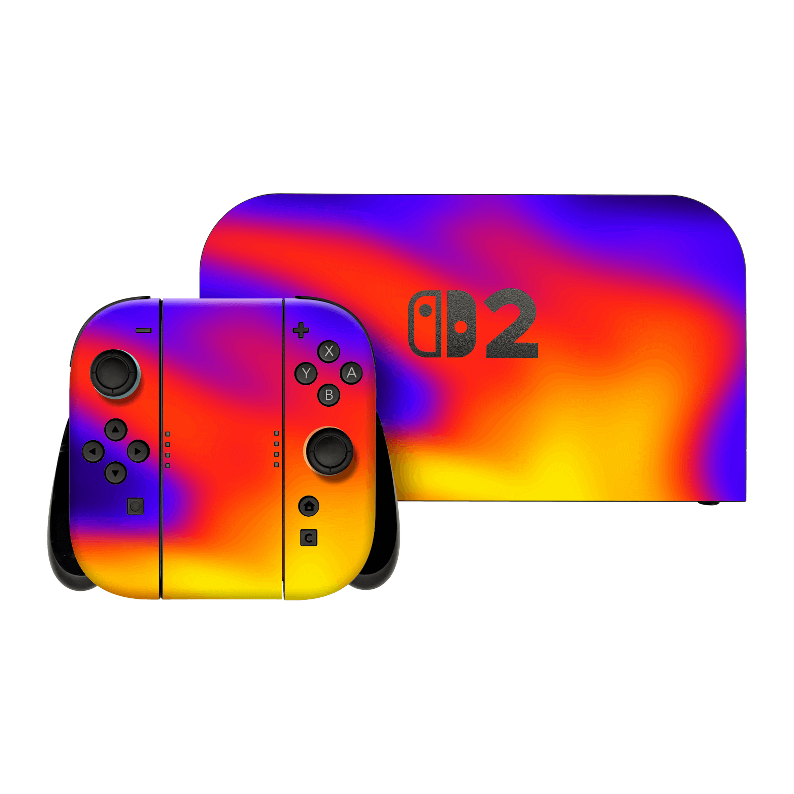 Nintendo Switch 2 Infrablaze Skin, Wrap – Qskinz™