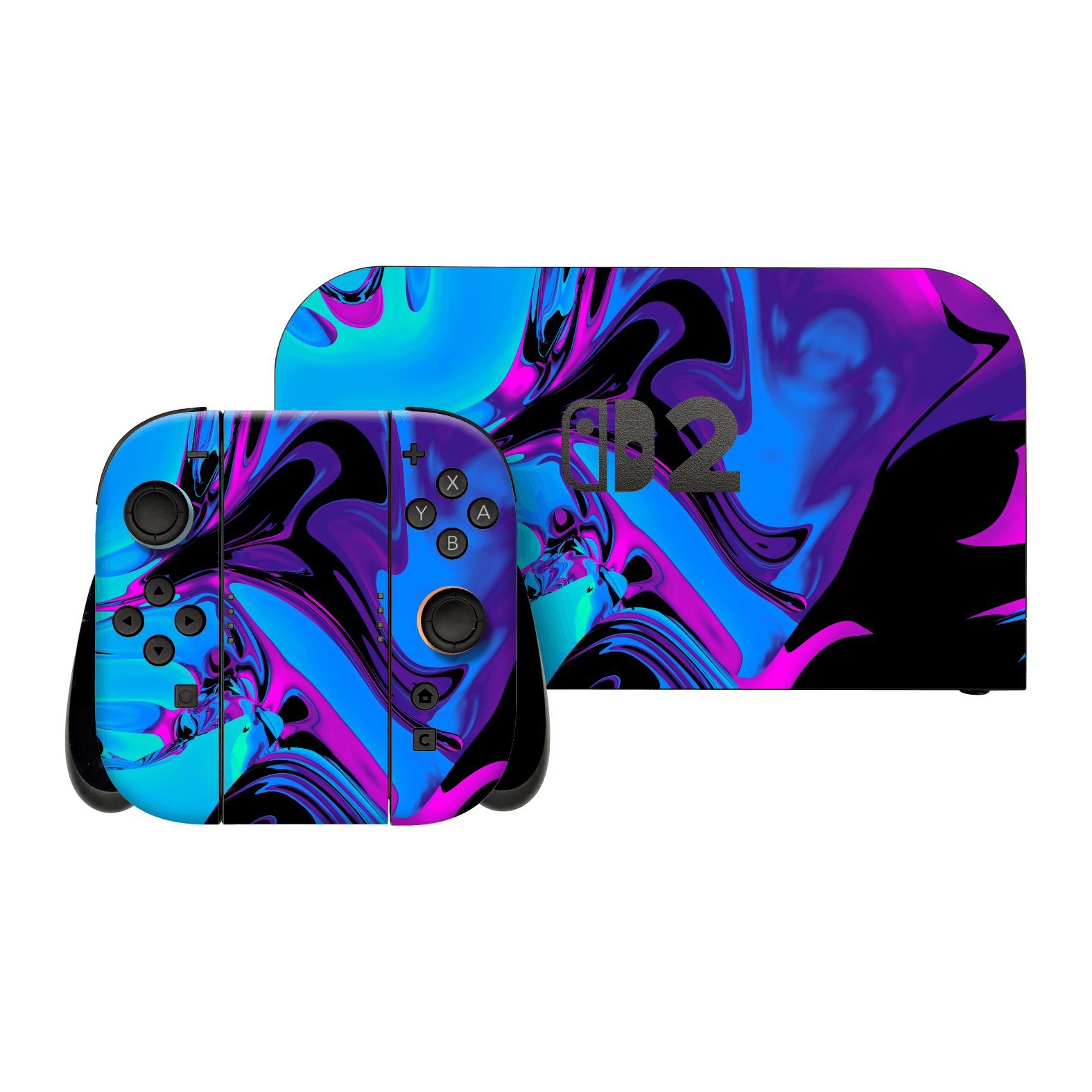 Nintendo Switch 2 Rainy Night in Bangkok Skin, Wrap