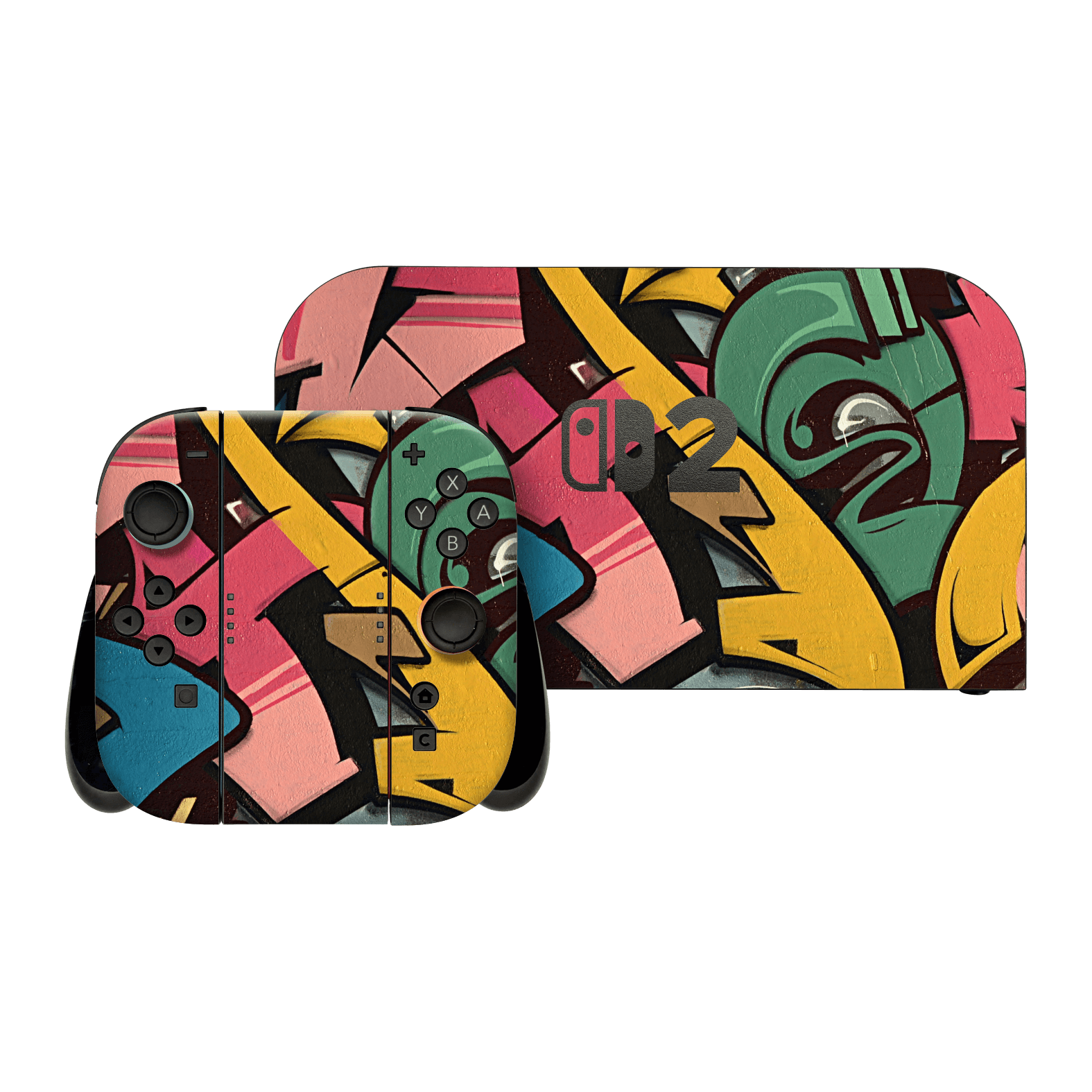 Nintendo Switch 2 Vintage Street Art Skin, Wrap