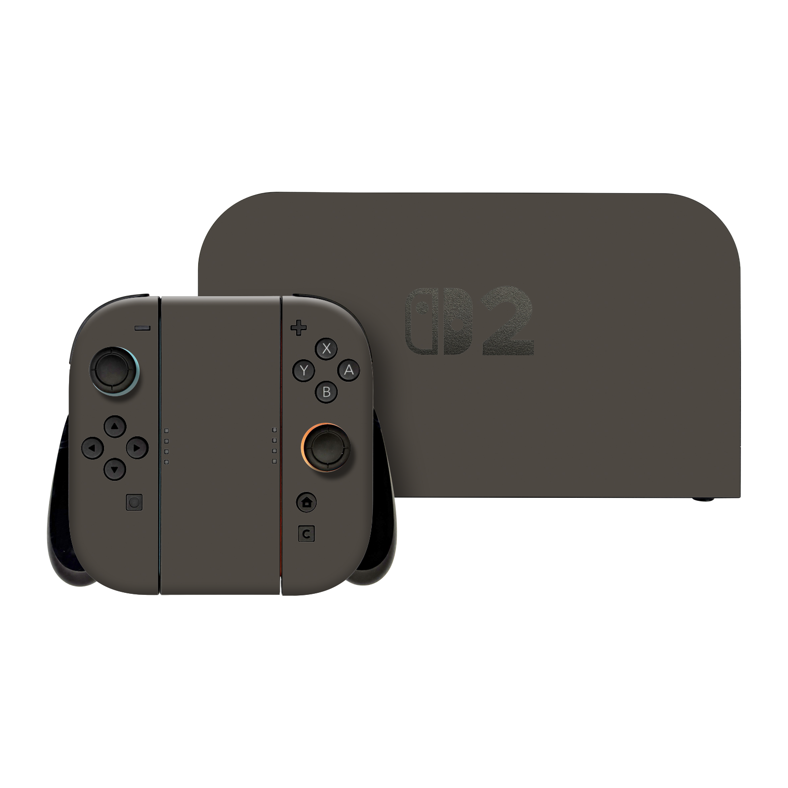 Nintendo Switch 2 MYSTIQ Grey Skin, Wrap – Qskinz™