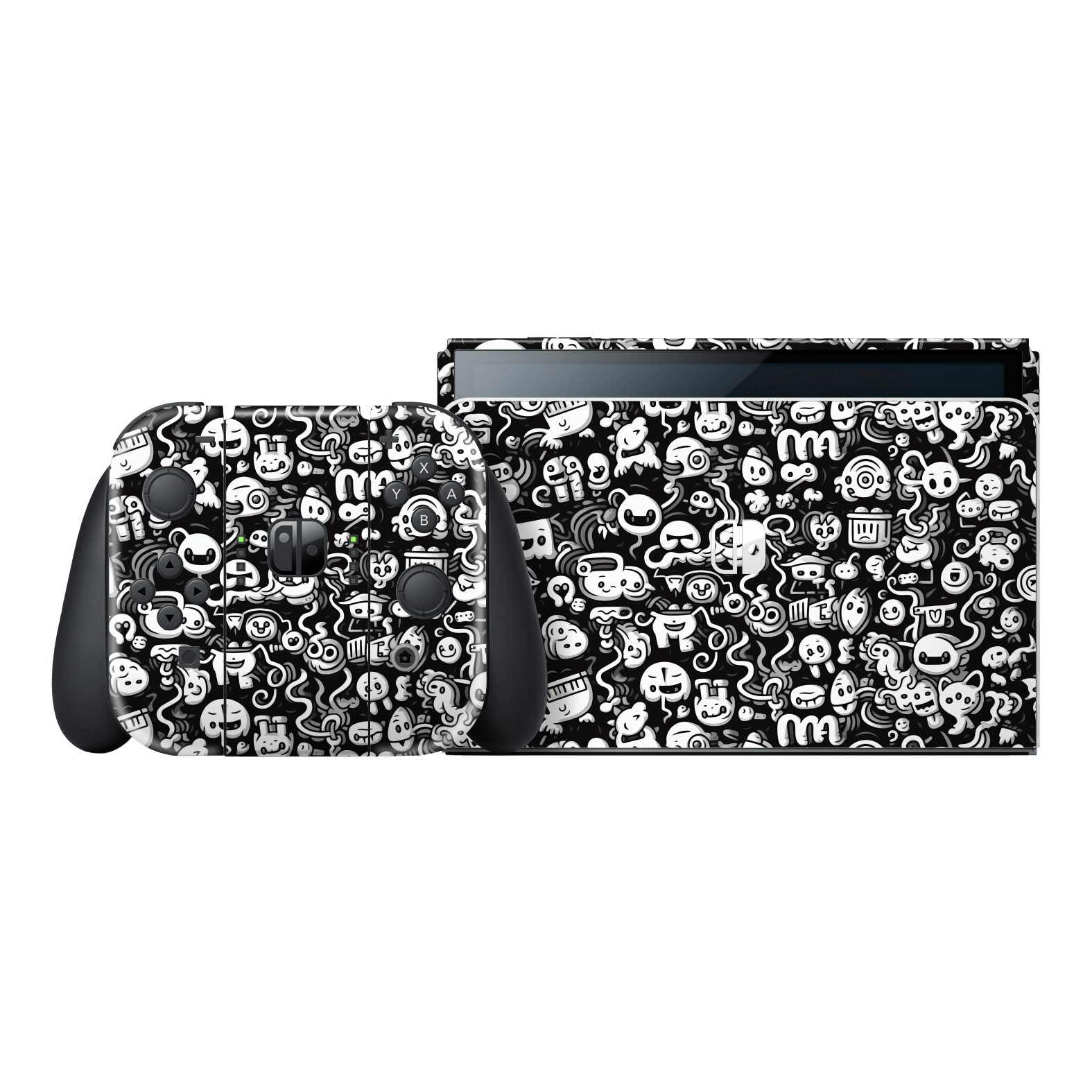 Nintendo Switch OLED Pictogram Party Skin, Wrap – Qskinz™