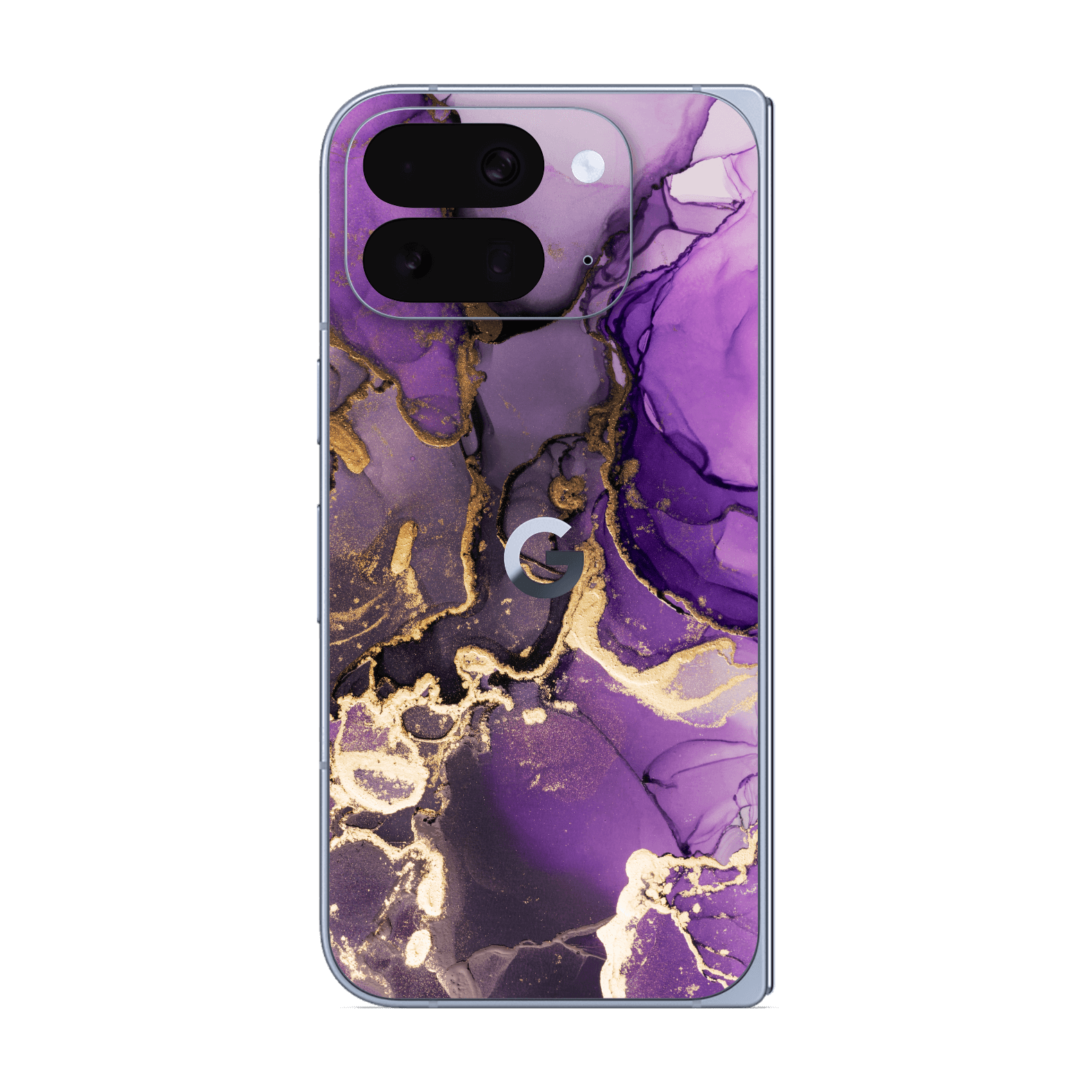 Google Pixel 10 Pro FOLD AGATE GEODE Purple-Gold Skin, Wrap – Qskinz™