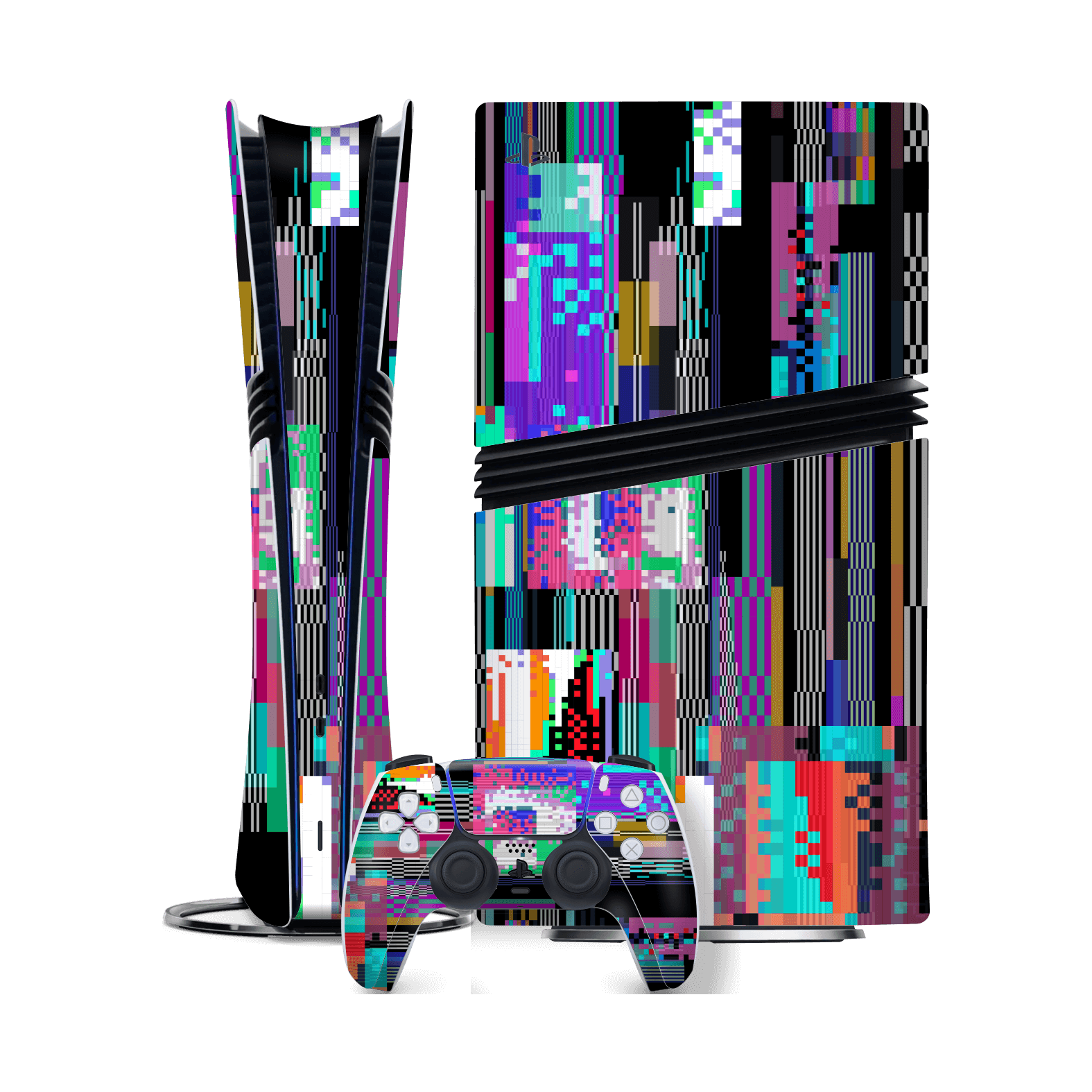 PS5 Pro Glitchscape Skin