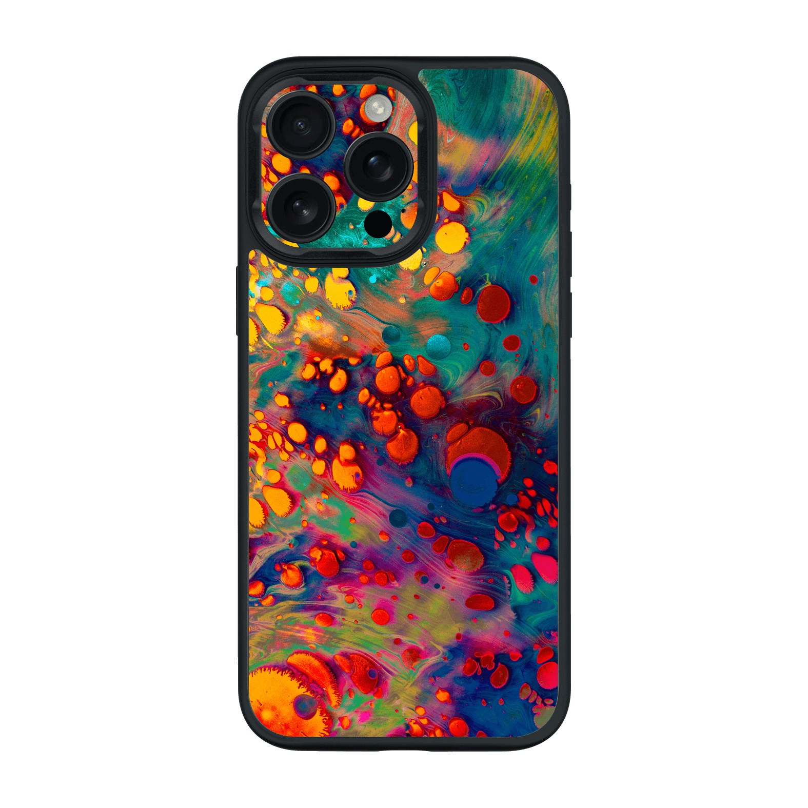 iPhone 16 PRO Qcaze | Abstract Art Impression Case + Skin Kit