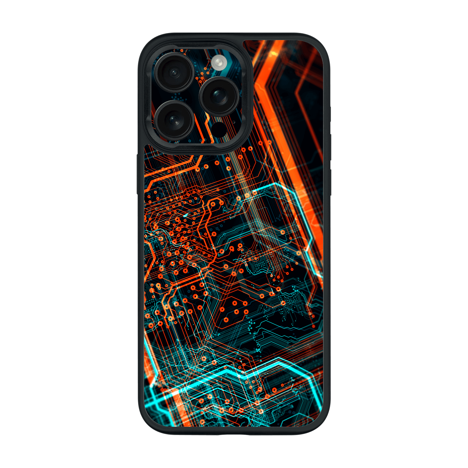 iPhone 16 PRO Qcaze | NEON PCB Board Case + Skin Kit – Qskinz™