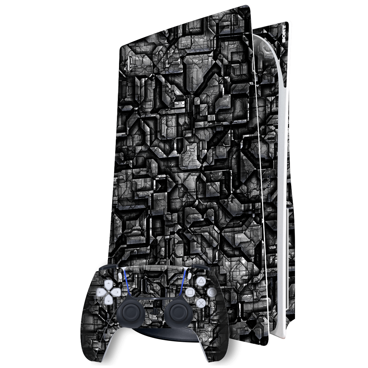 PlayStation 5 (PS5) DISC Edition ALIEN MEGASTRUCTURE Skin, Wrap – Qskinz™