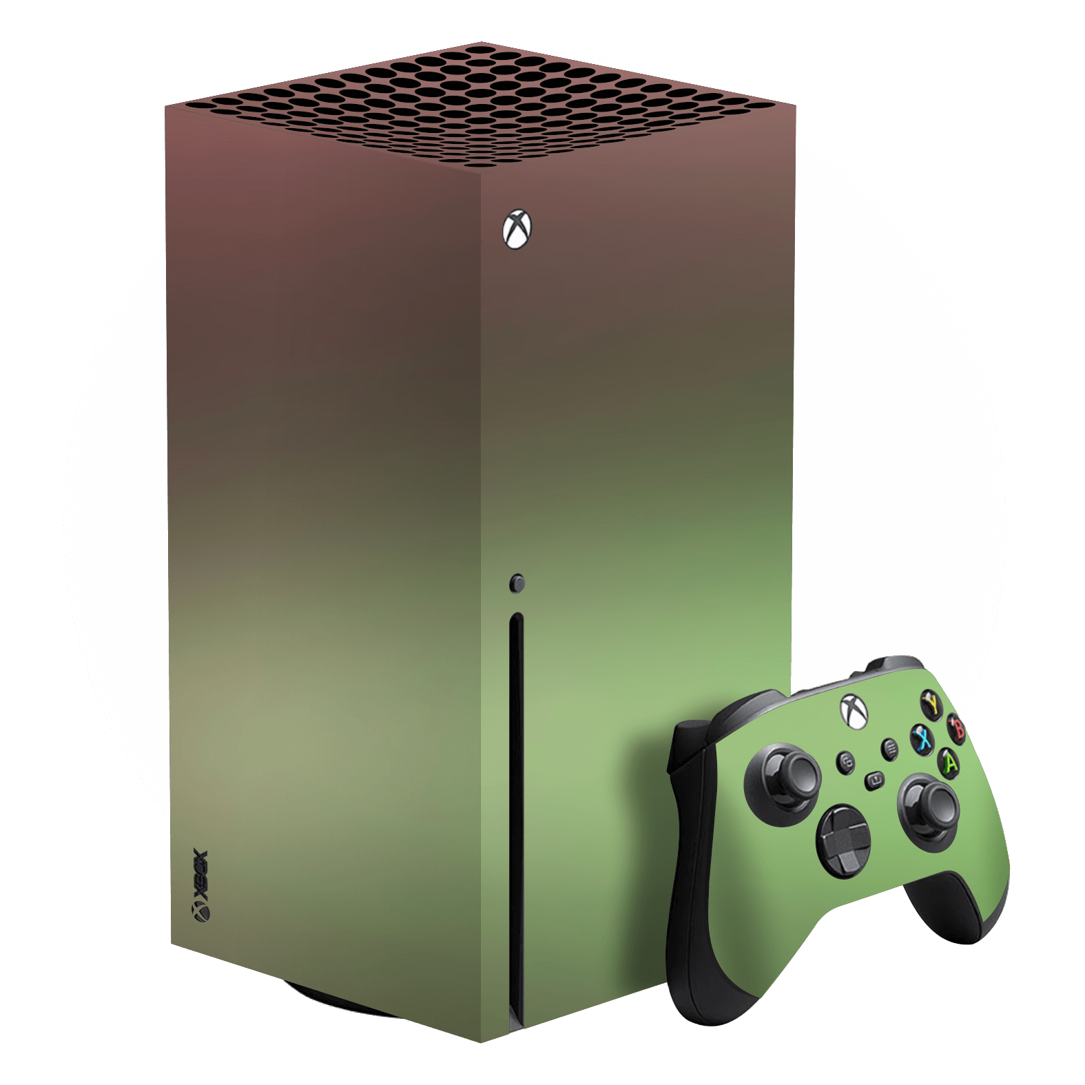 XBOX Series X CHAMELEON AVOCADO Skin, Wrap