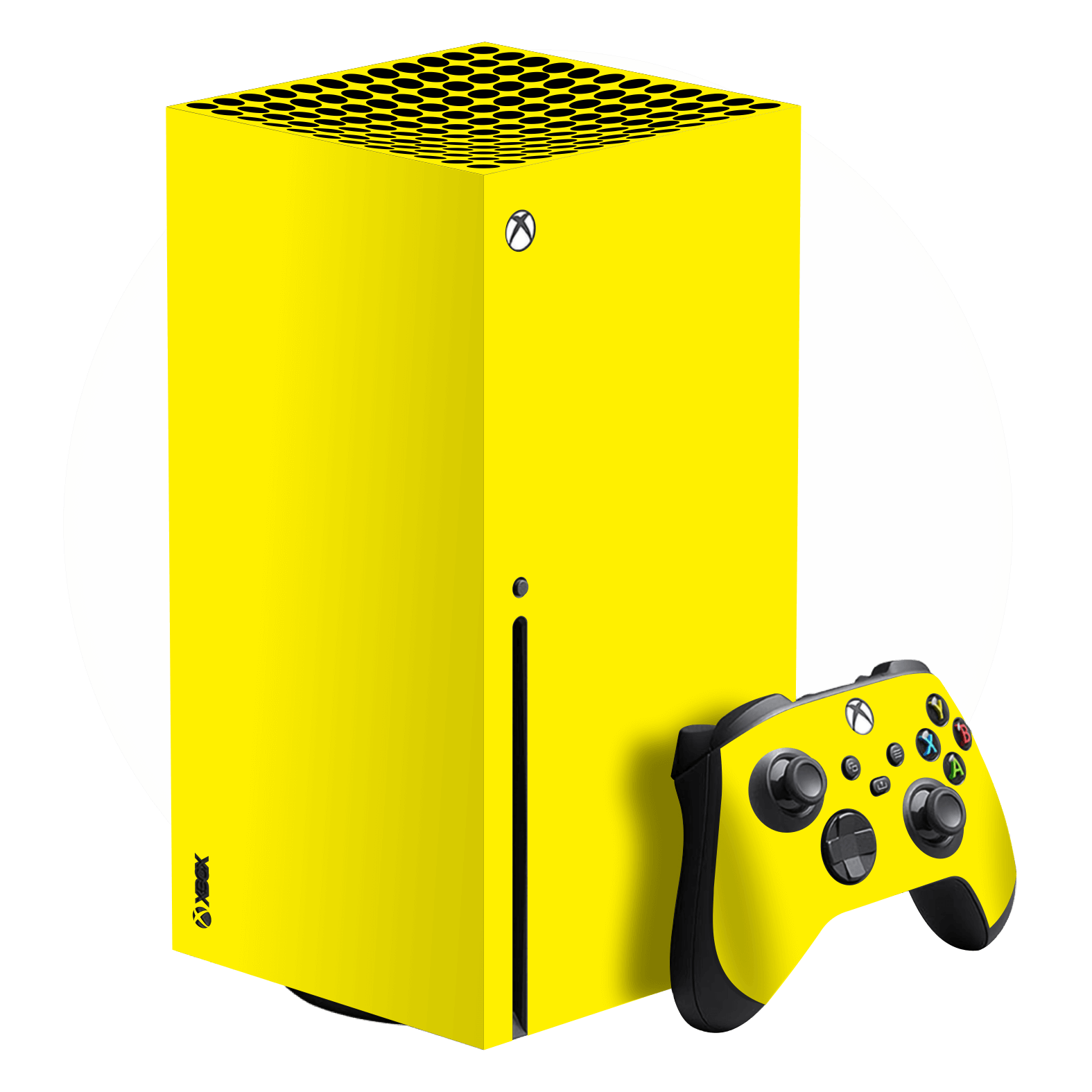 XBOX Series X Glossy LEMON Yellow Skin, Wrap – Qskinz™