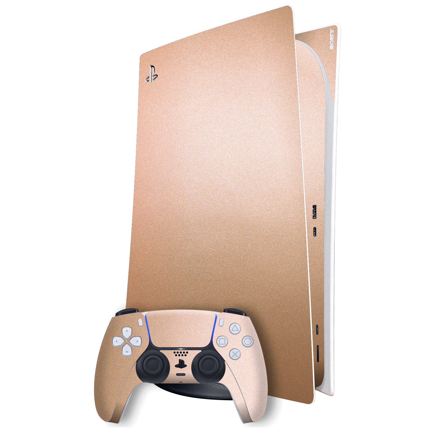 PlayStation 5 (PS5) DIGITAL EDITION Rose Gold Metallic Skin, Wrap