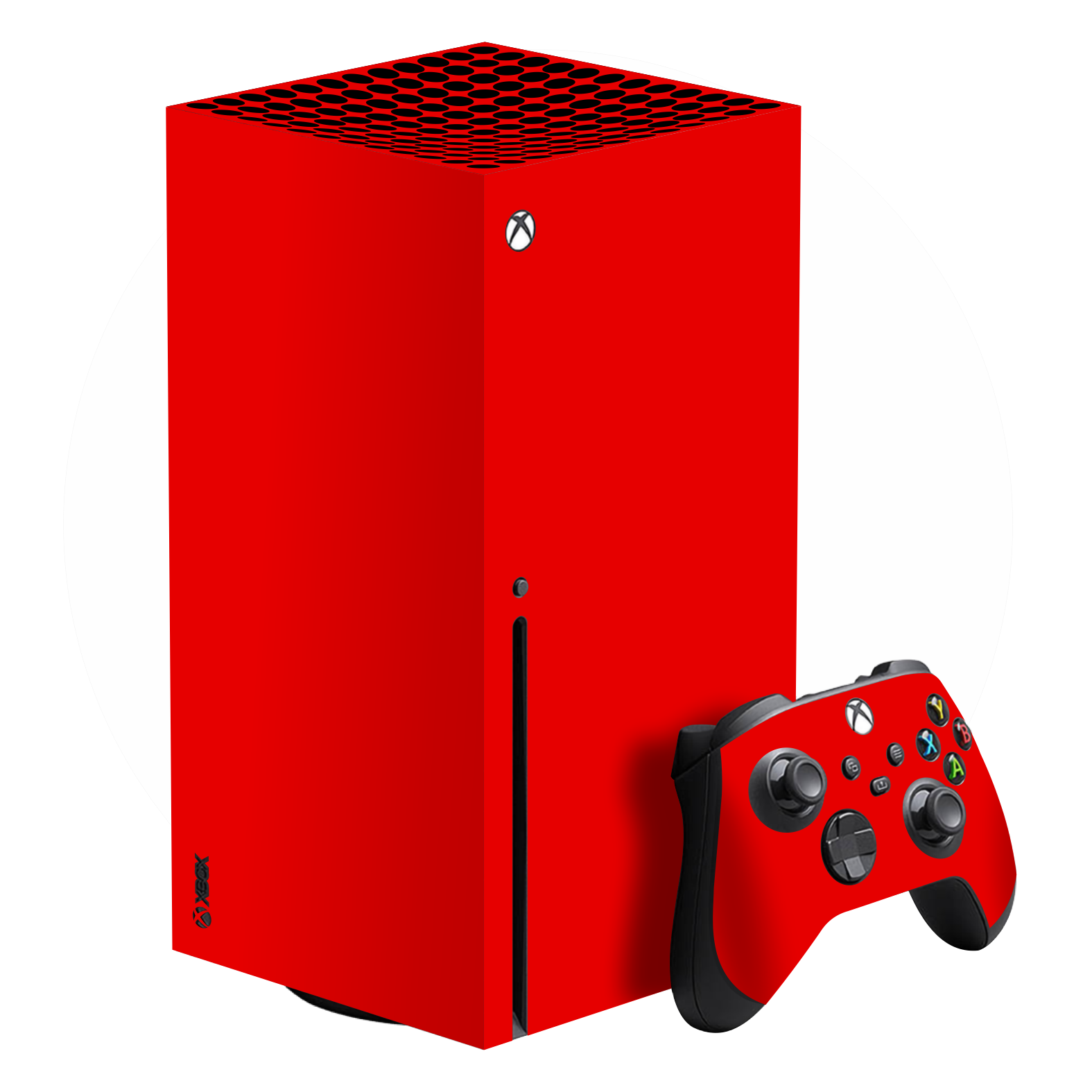 XBOX Series X GLOSSY Bright RED Skin, Wrap – Qskinz™